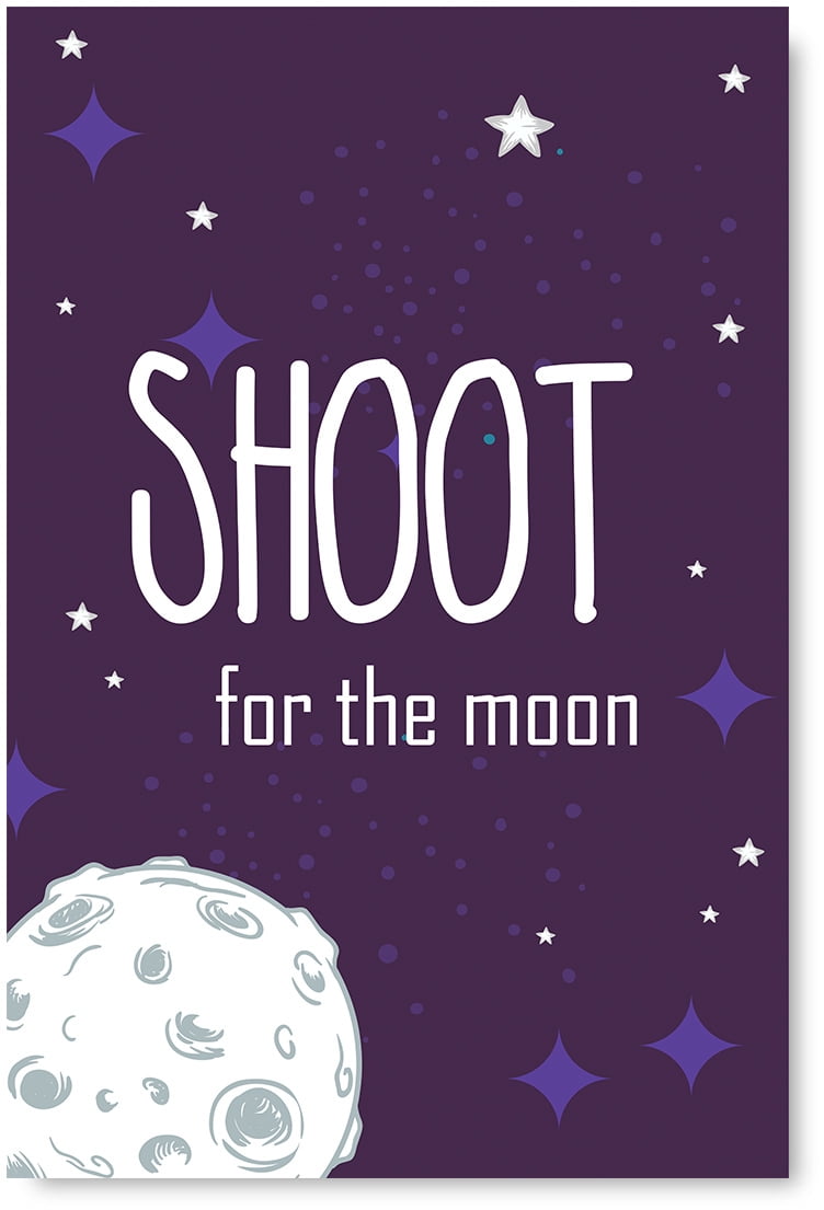 Awkward Styles Space Canvas Print Ready to Hang Picture Nursery Room ...