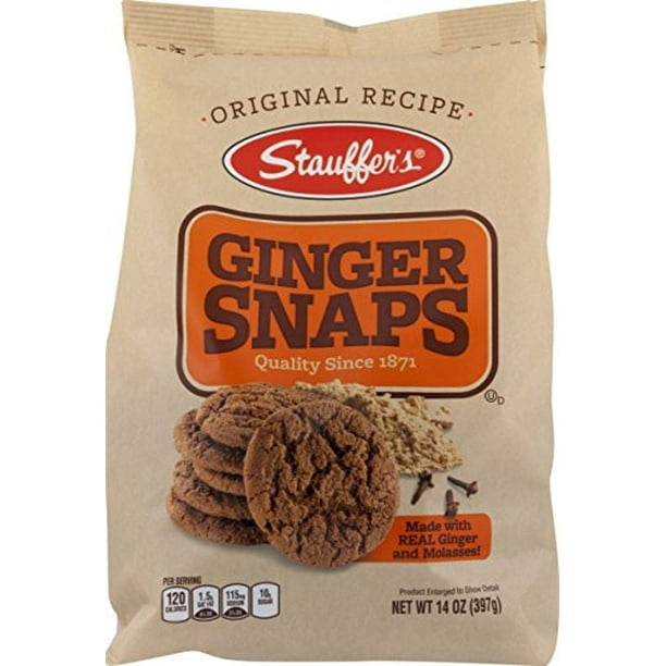 Stauffers Original Recipe Ginger Snaps 14 oz. Bag (2 Bags) - Walmart.com
