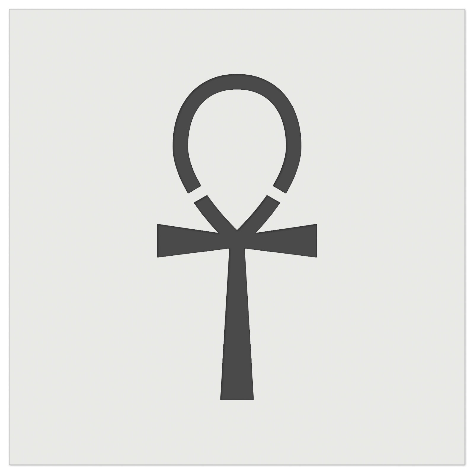 Coptic Cross Ankh Egyptian Hieroglyphic DIY Cookie Wall Craft Stencil ...