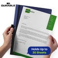 Durable DURACLIP A4 Project Folder 25 Pack 30 Sheets Holder Metal Clip ...