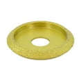 V Shape Dry Vacuum Brazed Diamond Grinding Wheel Edging Profile Disc ...