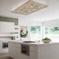 3 Pcs Tulip Daisy Lily Fluorescent Light Covers Leaves Vines Rustic ...