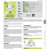 Elite REL437-CCT Series LED Retrofit Baffle Trim, Color SeleCCTor 2700K ...