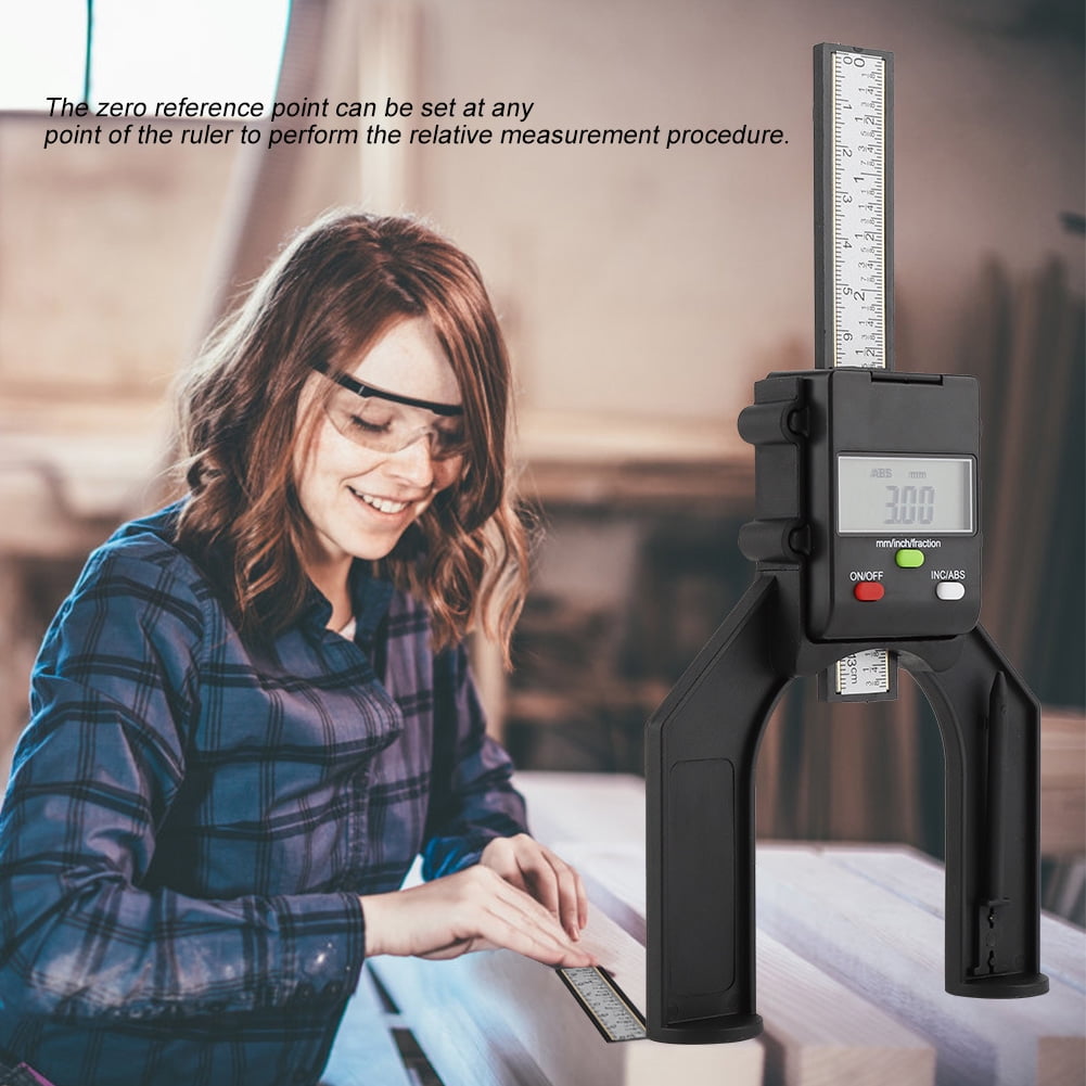 High Accuracy Plastic Caliper, Digital Depth Gauge, Aperture Depth ...