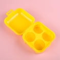4-Compartment Egg Storage Box Organizer Reusable Plastic Container For ...