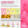 MEDca 7 Day AM PM Pill Organizer Push Button Open a Daily Case ...