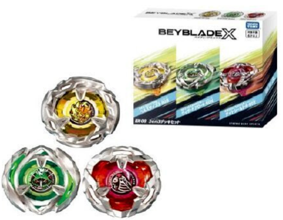 Takara Tomy Beyblade X Bx 08 3 On 3 Deck Set