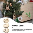 WHAMVOX 100pcs 3cm Shape Wooden Pieces for Creative Wood Crafts and ...
