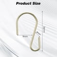 100 Pcs S-Shaped Hooks,Stainless Steel Hangers Hanging Hooks,1 inch ...