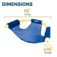 SwimWays Mesh Floating Pool Chair Noodle Slings, No Inflation Needed, 4 ...
