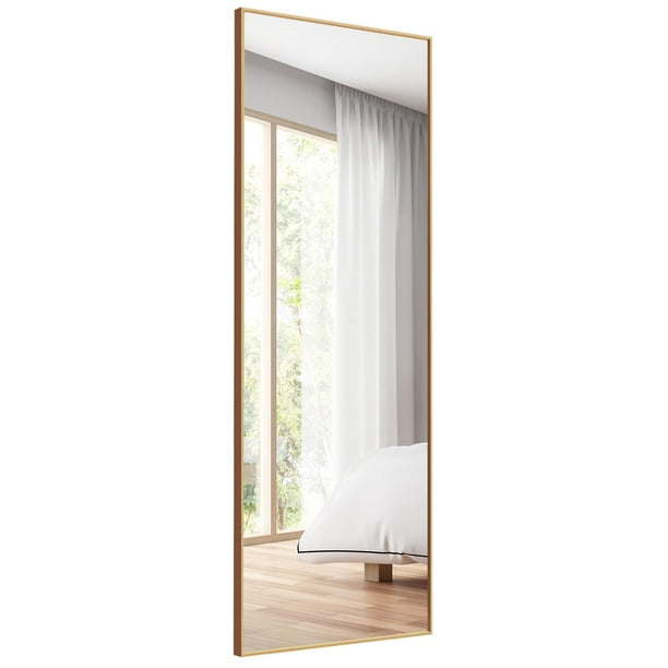 Giantex Full Length Mirror, 59inch Large Floor Rectangle Bedroom Mirror ...