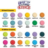 Crayola Cosmic Sparkle Crayons, Pearl & Glitter Colors, 24 Count ...