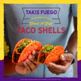 Old El Paso Stand 'N Stuff Taco Shells, Takis Fuego Flavor, 10-Count ...