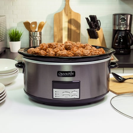 Crock-Pot SCCPVFC800-DS 8-Quart Slow Cooker, Programmable, Black ...