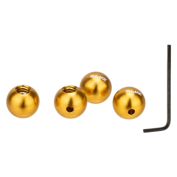 4Pcs Brake Cable End Caps Set Multi-Color for Cycling Accessory Gold ...