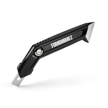 ToughBuilt Black Utility Knife, 6.5 in. Retractable Reloading, Blade ...