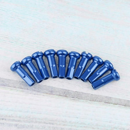 10x Compact 14G Spokes Nipples Spokes End Caps - Blue | Walmart Canada