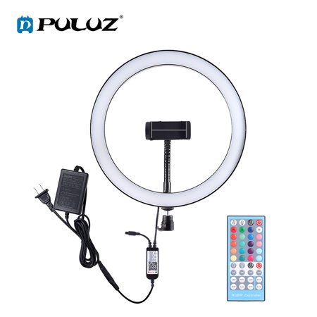 PULUZ LEDs Video Ring Light BT Connection Remote Control Brightness ...