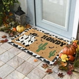 UUWENDA Doormat Rug Doormat 2024 Funny Howdy Floor Mat Decoration ...