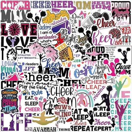 YDJKET 50 Cartoon Cheerleading Cheer Stickers | Walmart Canada