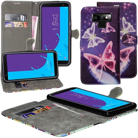 Samsung Galaxy Note 9 Case, Galaxy Note 9 Wallet Flip Case Built-in ...
