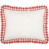 VHC Brands Farmhouse Red Country Buffalo Check Cotton Annie Bedding ...