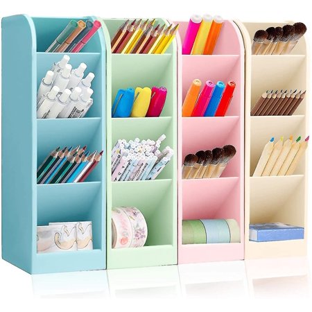 Set Of 4 Pen Holder Organiser, Multifunctional Pen Holder, Pen Holder ...