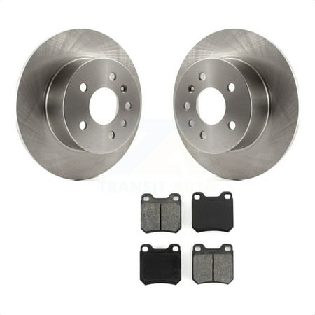 Transit Auto - Rear Disc Brake Rotors And Semi-Metallic Pads Kit For ...