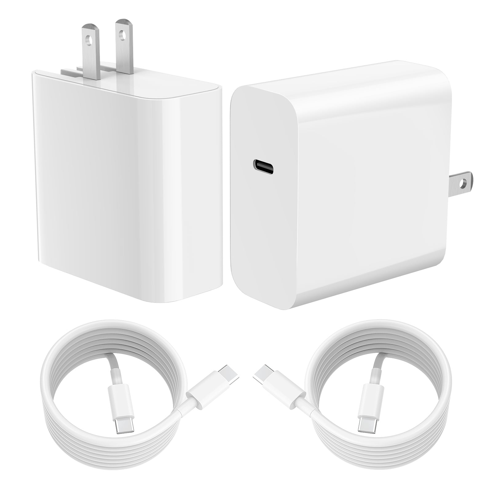 PKPOWER 45W USB-C Super Fast Charger Type C Wall Charger Block with 6FT ...