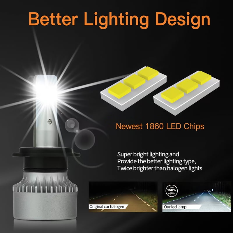 Buy GOLDSRAY 9005 HB3 LED Headlight Bulbs DOT Compliant 60W 12000LM ...