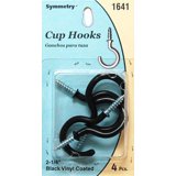 Coated Jumbo Hooks, Black, 4-Pack - Walmart.com