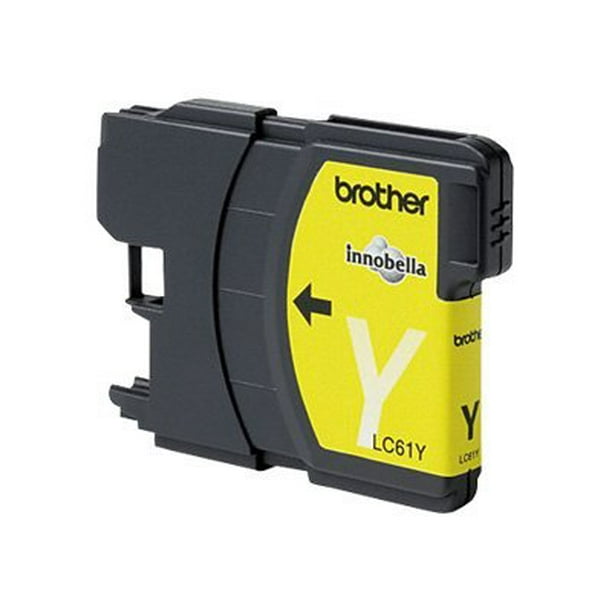 Brother LC61Y Innobella Ink, Yellow - Walmart.com - Walmart.com