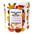 Fruit Juice Bottle Stickers Juice Beverage Bottle Labels 1.5 x 2.5 inch ...