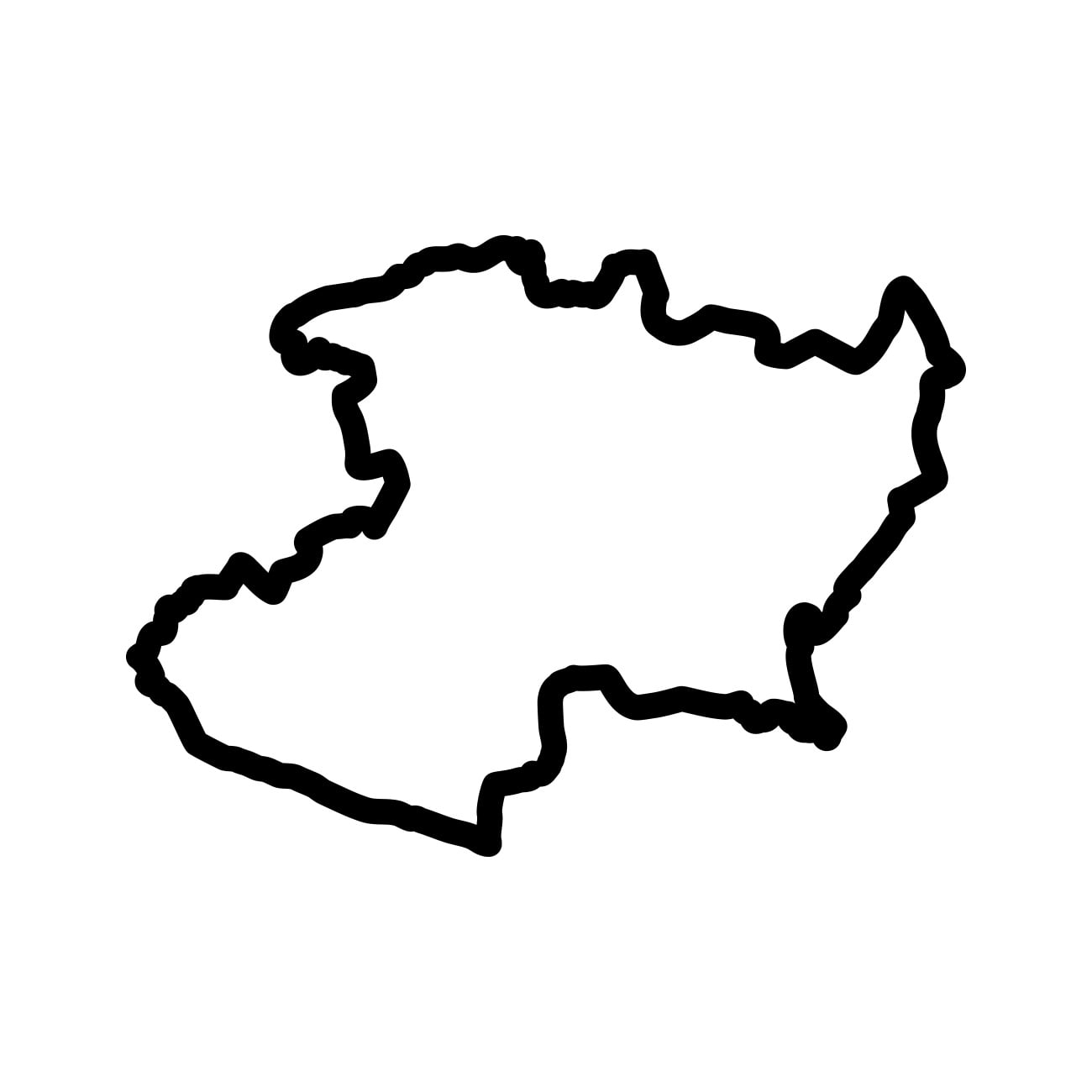 Michoacan State Shaped Sticker Decal Die Cut - Self Adhesive Vinyl - Weatherproof - Made in USA ...