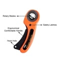 45mm Rotary Cutter Set Leather Craft Cutting Tool With Ergonomic Handle ...