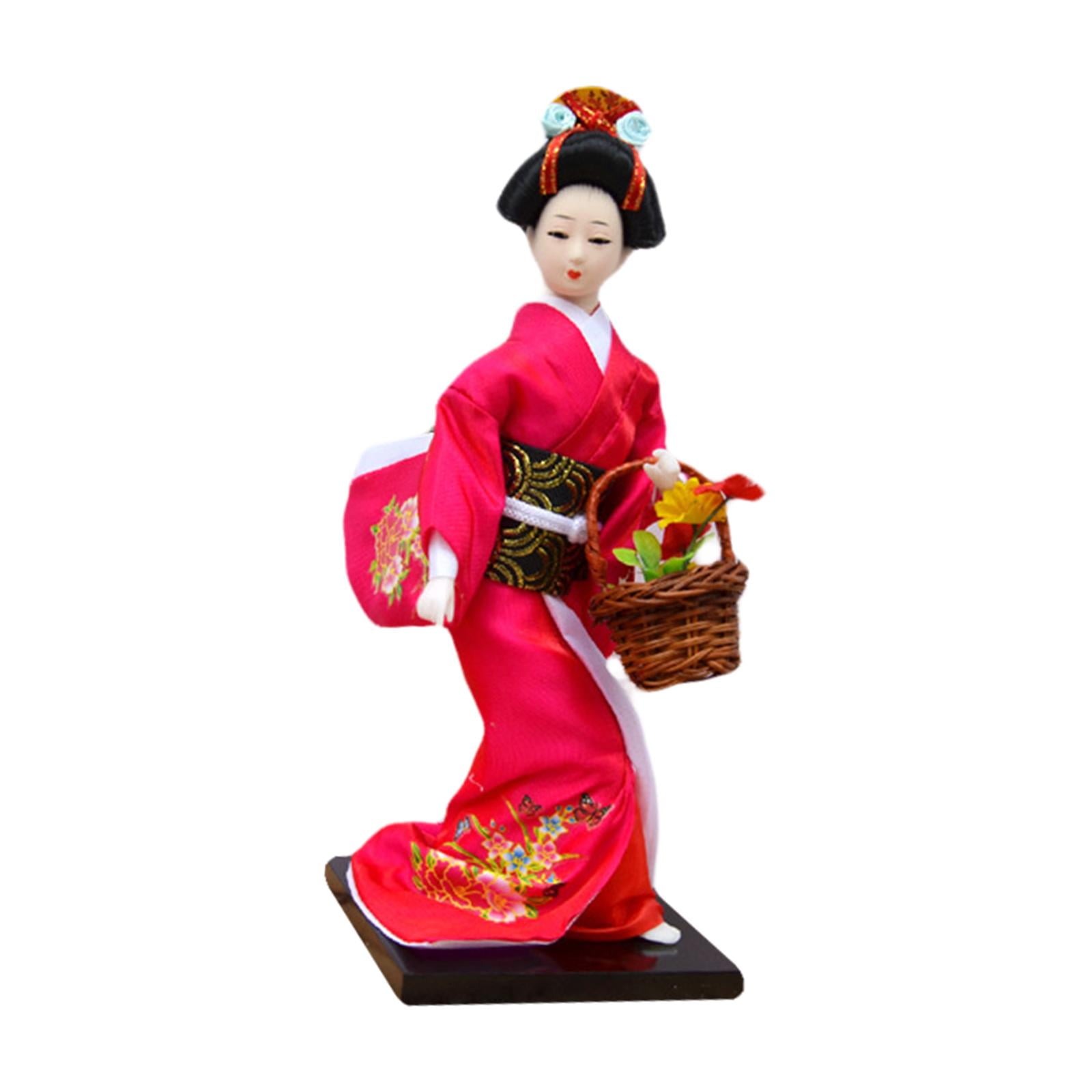 11 Japanese Kimono Geisha Doll National Style Sculpture Oriental ...