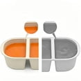 Yooci Silicone Ice Tray with Lid D on Countertop with Blender and Fresh ...