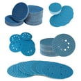 100Pcs Orbital Sander Sandpaper 5inch 8 Hole Sanding Disc Hook Loop Pad ...