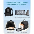 Cat Backpack Carrier with Detachable Round Play Tunnel, 2 in 1 ...