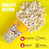 Reusable Retro Style Plastic Popcorn Serving Tubs, 3 Pack, 7" Tall x 4. ...
