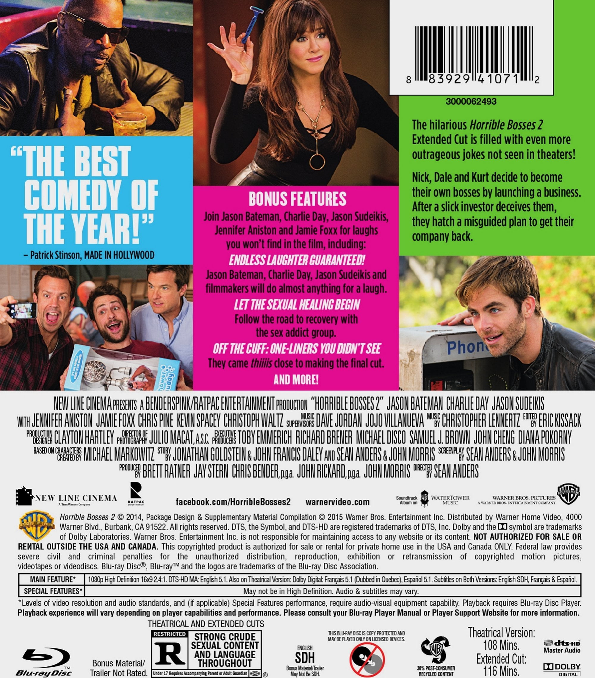 Horrible Bosses Dvd Cover
