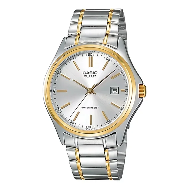Reloj Casio Mtp-1183g Fechador Silver Gold Hombre Plata | Walmart en línea