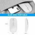 Simyoung 2.4 GHz Slim BLACK Optical Wireless Mouse Mice + USB Receiver ...
