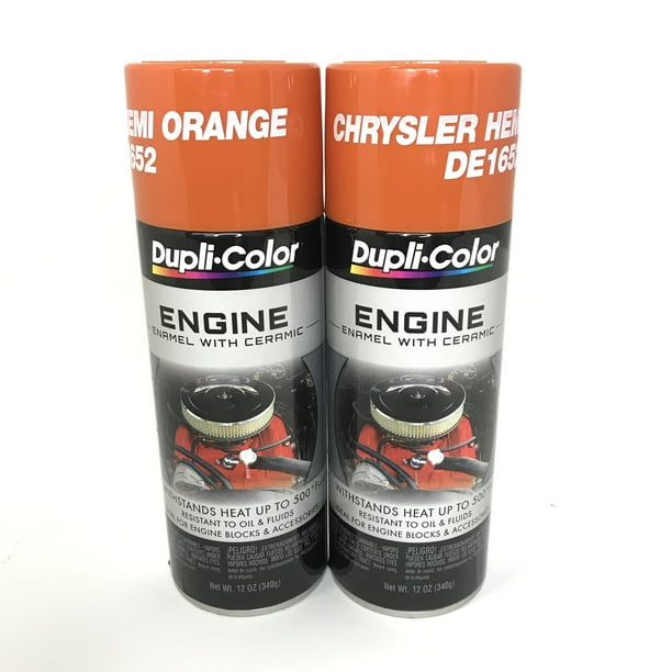 Duplicolor DE1652-2 PACK CHRYSLER HEMI ORANGE Engine Enamel with ...