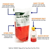TERRO Wasp & Fly Trap Plus Fruit Fly – 1 Refill - Walmart.com