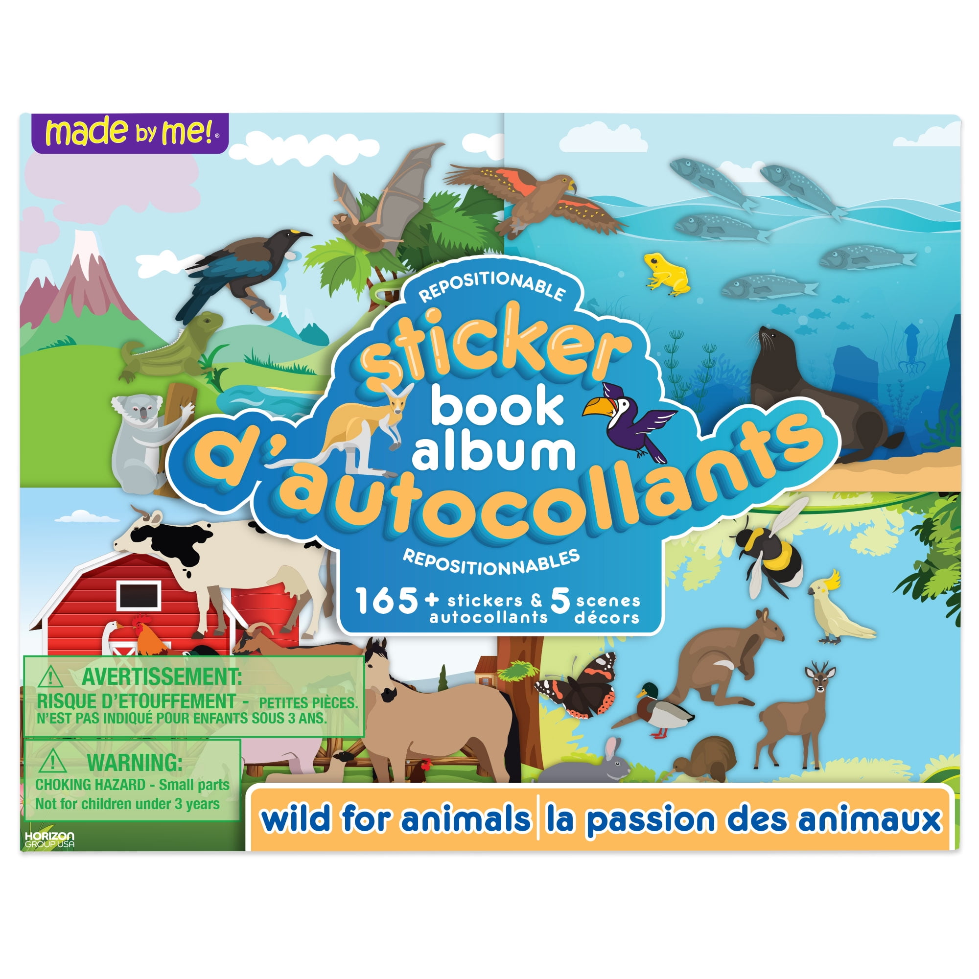 Click here for Made By Me! Repositionable Sticker Book Wild For A... prices