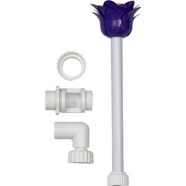 AMHOOEN Dual-Spray Swimming Pool Waterfall Fountain for Above/Inground ...