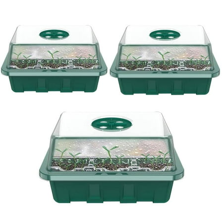 Greenhouse Propagation Box 12 Holes Plastic Plastic Propagation Tray ...