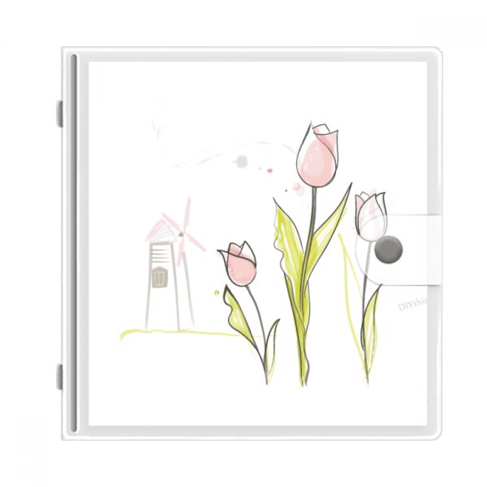 Windll Tulip House Greenery Flower Photo Album Wallet Wedding Family ...