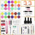 Morovan Acrylic Nail Kit With Drill Glitter Acrylic Powder Monomer